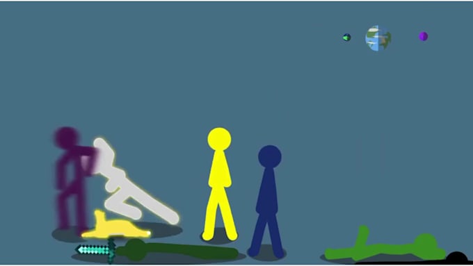 Do fight scene animated stickman, funny stickman animation ...