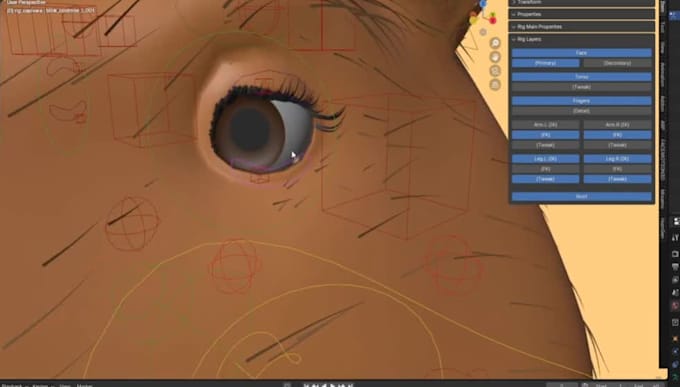 Rig 3d quadruped, rig animaze3d, biped character for wonder dynamic ...