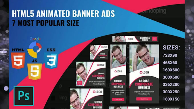 Design professional html5 ads for your project by Ayoubkou | Fiverr