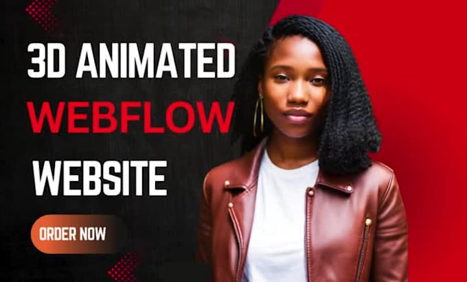 Design A 3d Animated Web Flow Website By Anneklo Fiverr