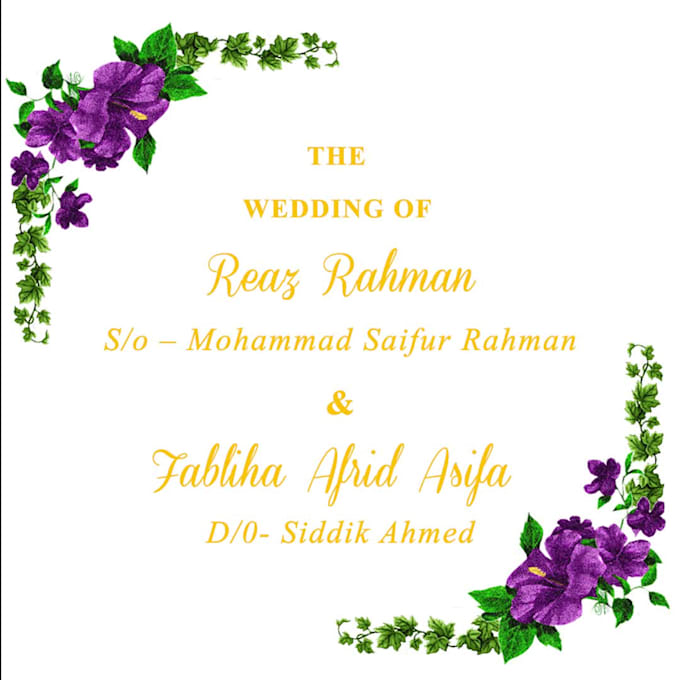 Create memorable custom animated wedding invitation video by ... Create memorable custom animated wedding invitation video by ...