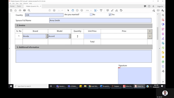Create fillable, dynamic, interactive and expandable pdf form by Sooper ...