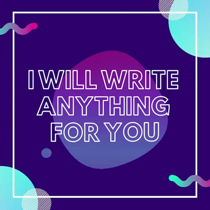 Do creative writing for you by Sahanviduran934 | Fiverr