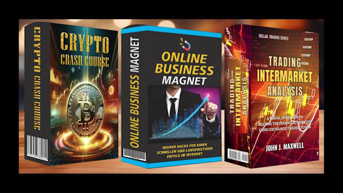 Design digital product 3d box mockup software box, boxshot, ecover by ...