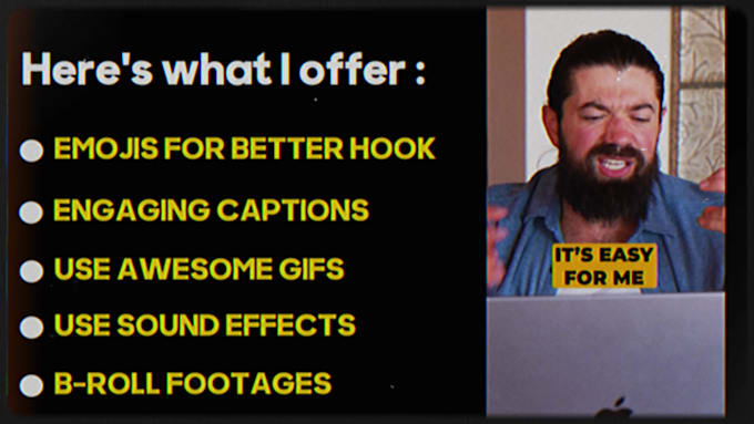 Edit instagram reels and youtube shorts videos with engaging captions and emojis by Adnan_create ...