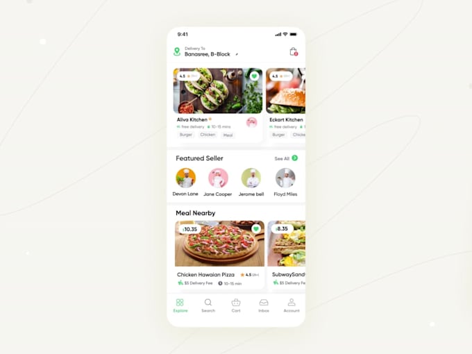Create a scalable food delivery app with backend support by Appverse14 ...