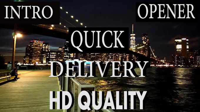 Create custom youtube intro video trailer outro or logo animation by ...