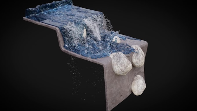 Create a realistic waterfall animation for your project by Wandering ...