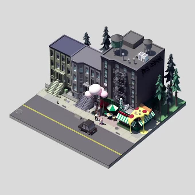 Do unique 3d isometric explainer video animation by Damilozzy | Fiverr