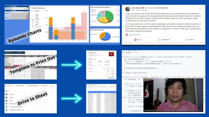 Automate your google sheet workflow with scripts by Aaronlachica | Fiverr