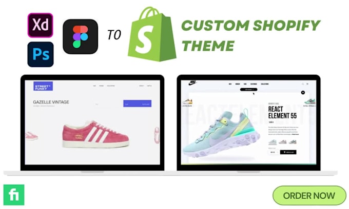 Convert from psd,xd to custom figma to shopify theme website by Michaelson_web | Fiverr