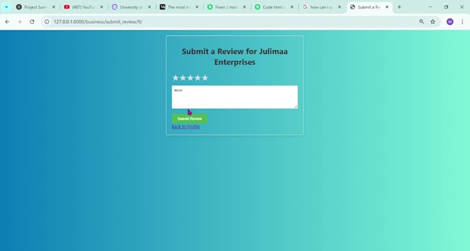 Do Html Css Javascript And Django Web Application Projects By Max876445 8649