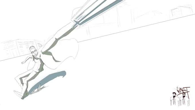 Draw 2d line art animation hand drawn 2d traditional frame by frame 2d ...