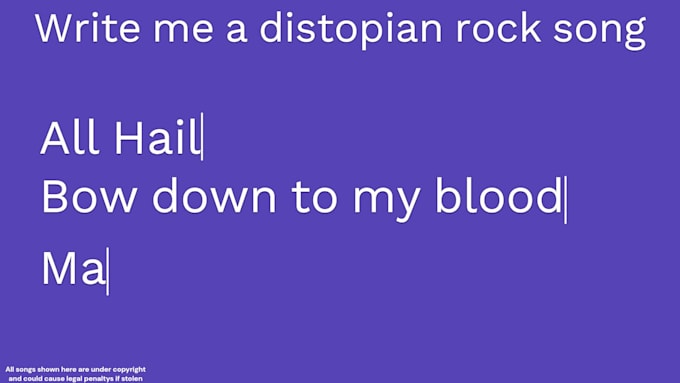 Create high quality lyrics by Kingadam16 | Fiverr