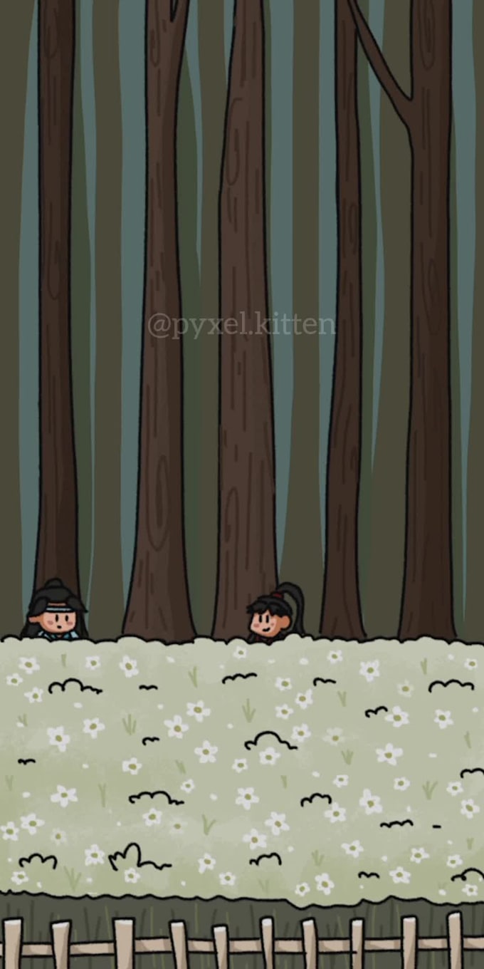 Draw a personalized lockscreen wallpaper for you by Ms_kam | Fiverr