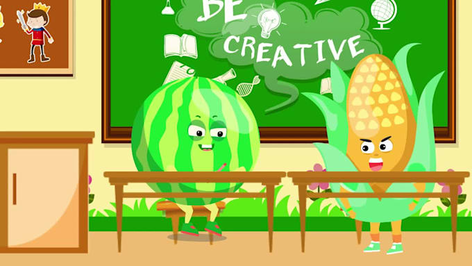 Create awesome 2d animations for kids by Ndshadow | Fiverr