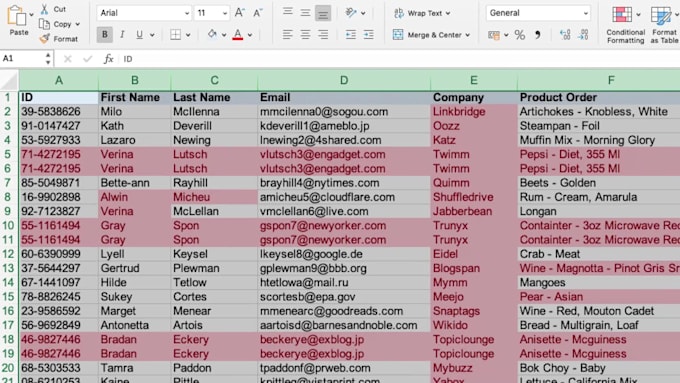 Clean, format, marge, split excel data by Cg_sourav | Fiverr