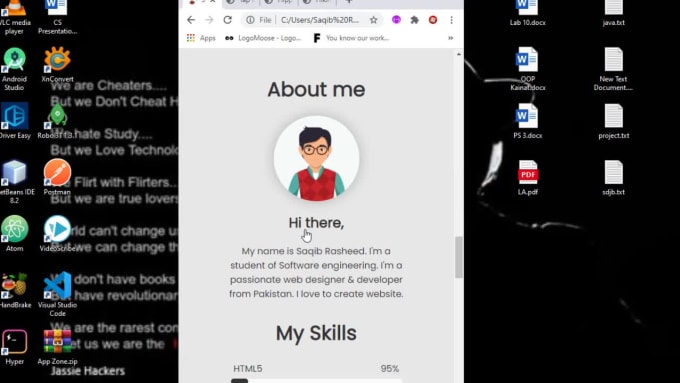 Create A Custom Html Bootstrap Css Js Web Template By Oxama007 Fiverr