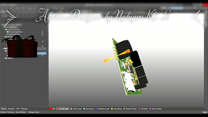 Design pcb, schematic, bom in altium designer, proteus by ...