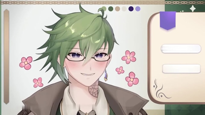 Draw and rig live 2d vtuber model, 2d vtuber rigging, 2d vtuber ...