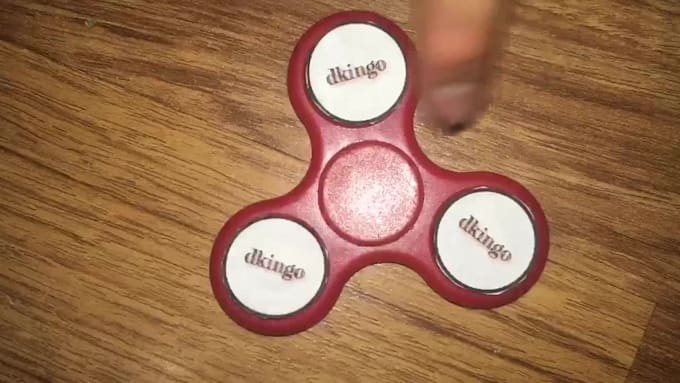 Put your name or logo on a fidget spinner by Dkingo | Fiverr