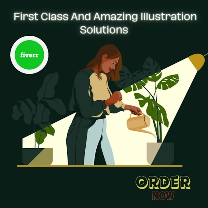 Create first class and amazing illustration solutions by Naeemismail786 ...
