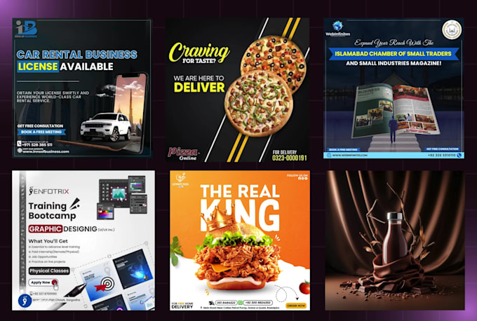 Design attractive social media posts by Alisha_laraib1 | Fiverr