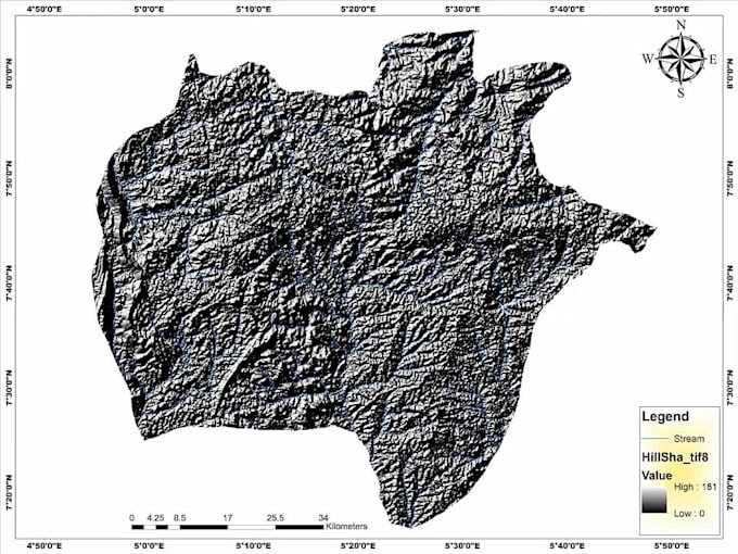 Handle any map creation, gis task or project you require using arcgis or qgis by Gisexpert4 | Fiverr