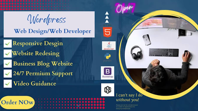 Build a modern wordpress website with a unique web design by Juttshop ...