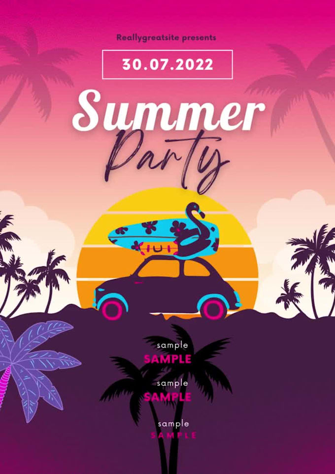 Edit any party invatation, party line logo and more by Adamklein123 ...