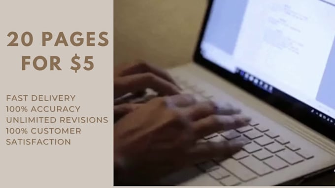 Do fast typing, retyping work one page in one hour by Yaashdioo | Fiverr