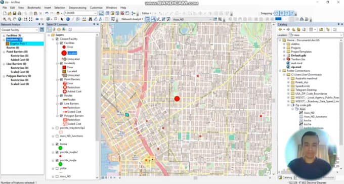 Arcgis network analysis, google maps api by Javoxirdovirov | Fiverr