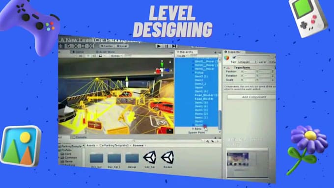 Develop 3d and 2d games for android, ios, pc in unity game development ...