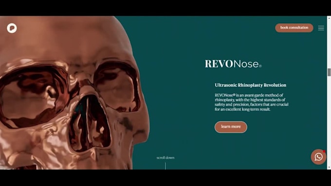 Wix website design 3d animated wix website wix studio design scrolling ...