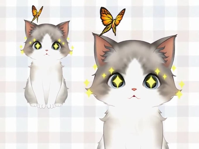 Create 2d animal vtuber model, live2d vtuber model, 2d vtuber rigging ...