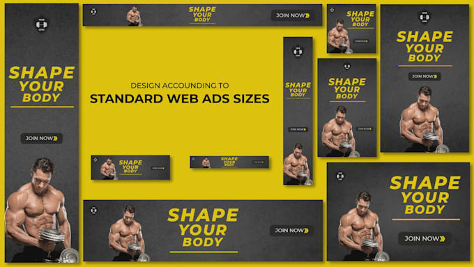 Design animated gif banner web banner by Jstajri | Fiverr