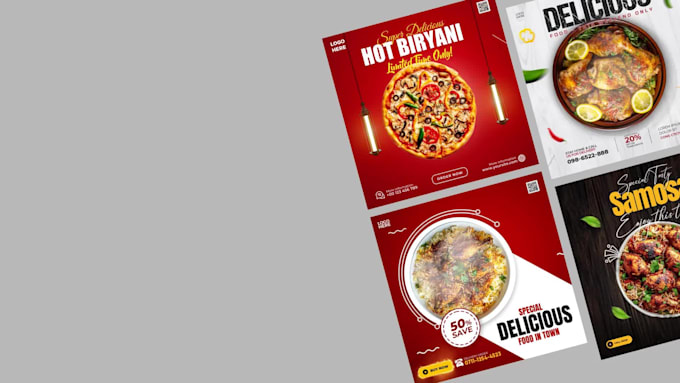 Create engaging social media animation ads for food, travel and brands ...