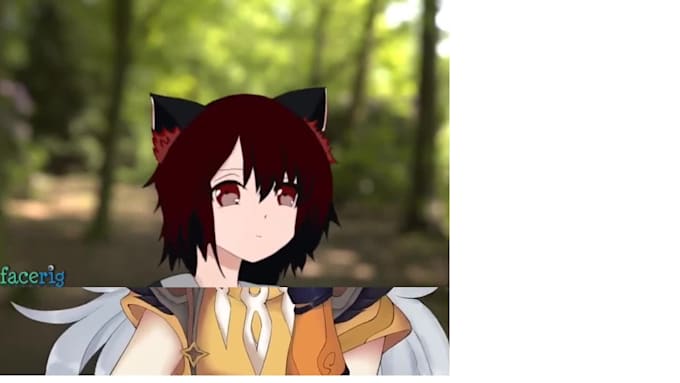 Design professional live2d and vtuber,facerig anime character models by ...