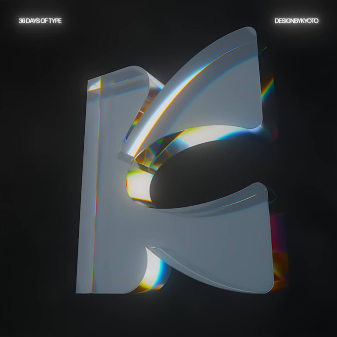 Create a mesmerizing glass render of your logo by Designbycru | Fiverr