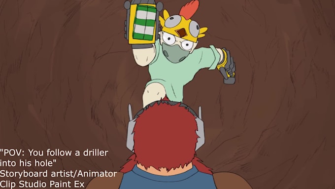 Make a 2d, frame by frame animation for you by Khyzan | Fiverr