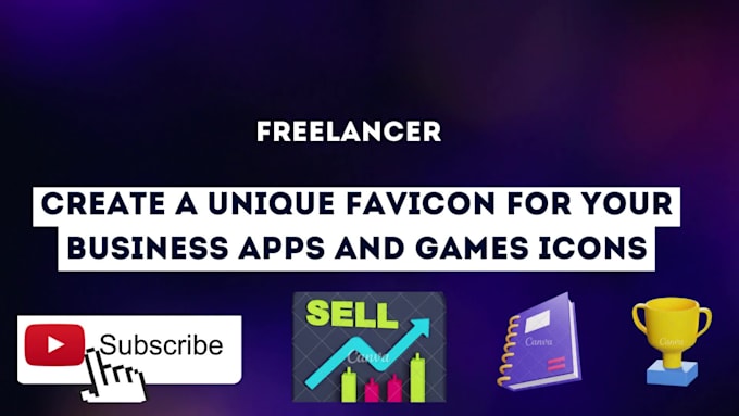 Create 3d favicon for business apps and games icon by Ammarawan324 | Fiverr