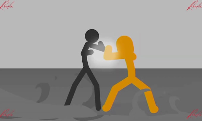 Create custom stickman animation stick figure animation cartoon animation