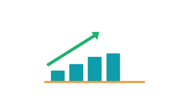 Make animated business growth with graph growing up by Ruslananatala ...