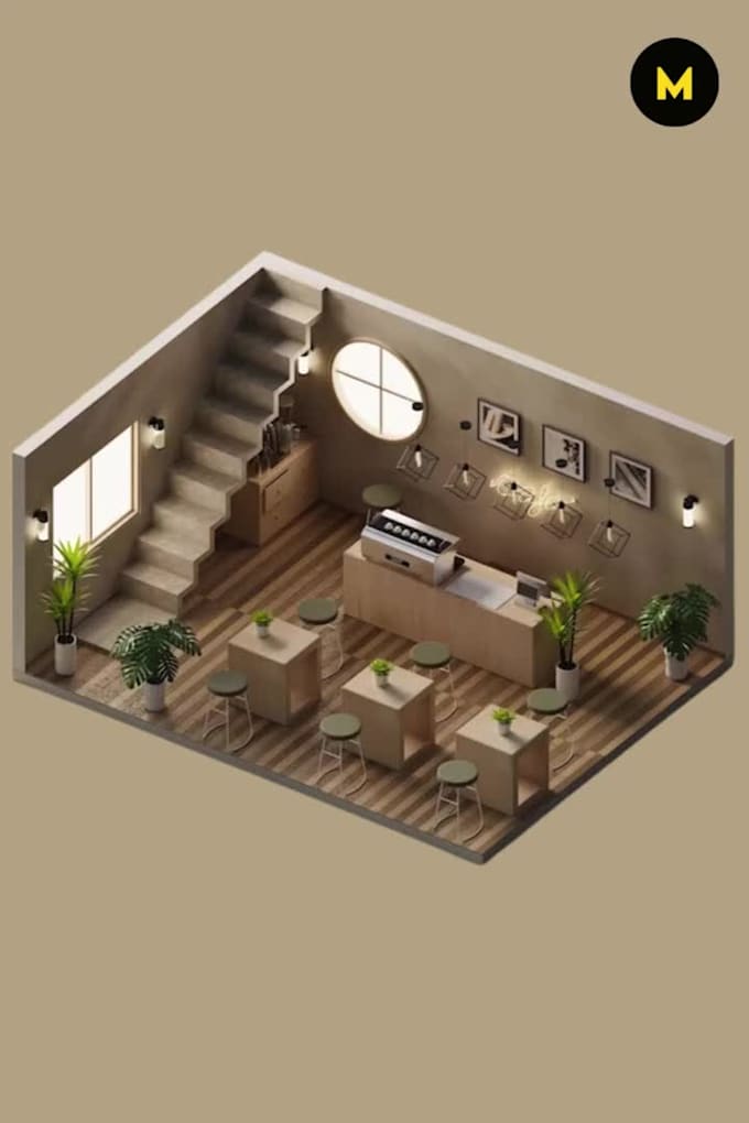 2d 3d isometric illustration isometric ul design vector art for app ...