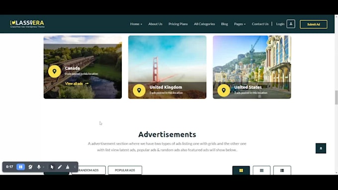 Create a stunning classified website with wordpress by Auchatasarker ...