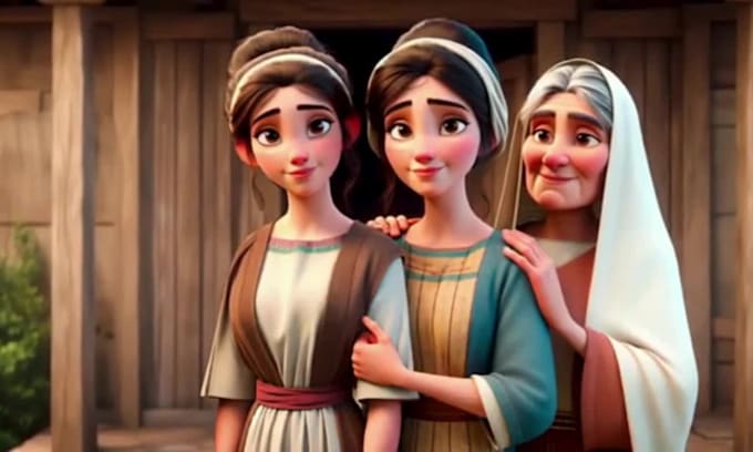 Crea un video de historia bíblica con ia en 4k a partir de una historia ...