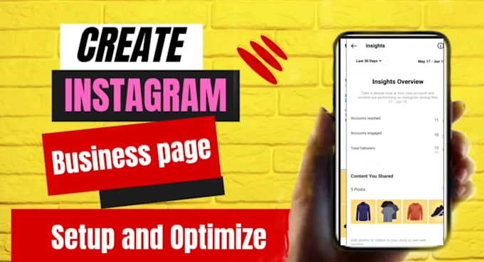 Create an instagram business page setup and optimize for you by ...
