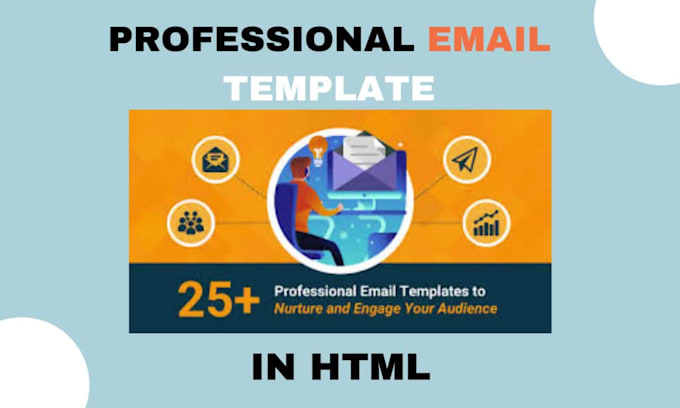Create a professional responsive html email templates design by Ajib ...