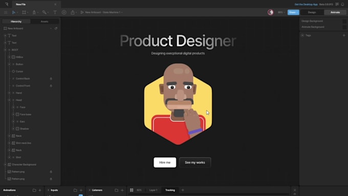 Create Rive Animations For Your Website And Mobile App Ui By Cptpana Fiverr