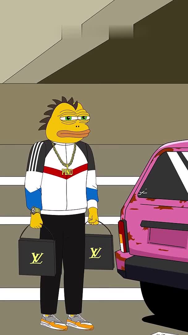 2d meme coin animation, pepe emote, funny meme, 3d meme coin, meme ...